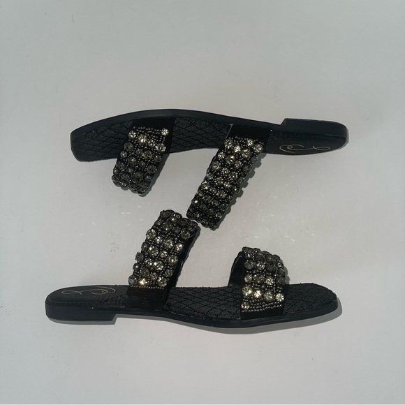 Sam Edelman | Shoes | Sam Edelman Ezel Embellished Two Strap Slide ...